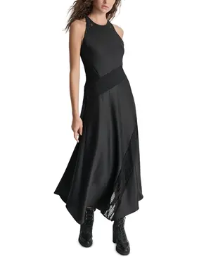 Dkny Satin Maxi Dress