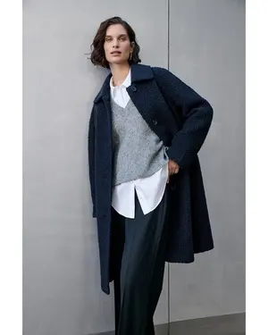 Whistles Romy Boucle Coat