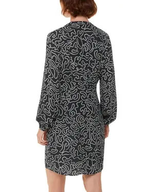 Whistles Chain Print Flippy Dress