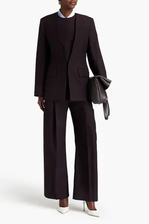 Victoria Beckham Pinstriped Twill Blazer