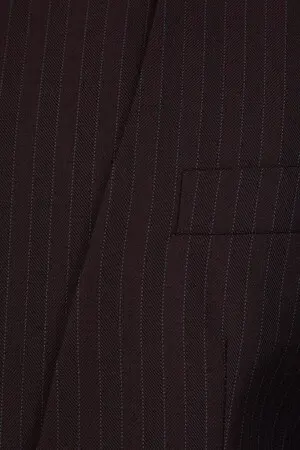 Victoria Beckham Pinstriped Twill Blazer