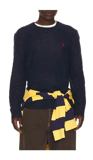 Polo Ralph Lauren Cable-knit Wool-cashmere Sweater