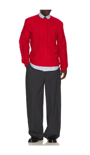 Polo Ralph Lauren Cable-knit Wool-cashmere Sweater