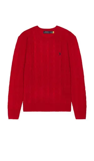 Polo Ralph Lauren Cable-knit Wool-cashmere Sweater