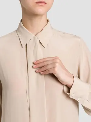 Kiton Silk Long-sleeve Shirt