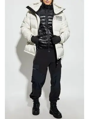 Moncler Padded Polartec® Zip-up Jacket - Black