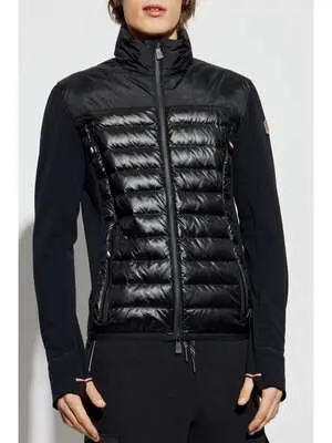 Moncler Padded Polartec® Zip-up Jacket - Black