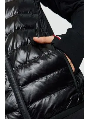 Moncler Padded Polartec® Zip-up Jacket - Black