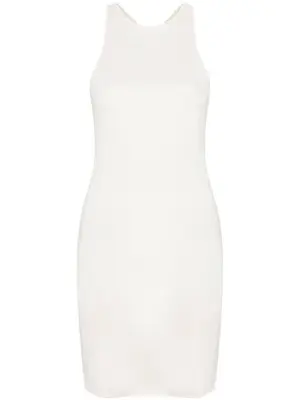 Saint Laurent Criss-cross Bodycon Mini Dress