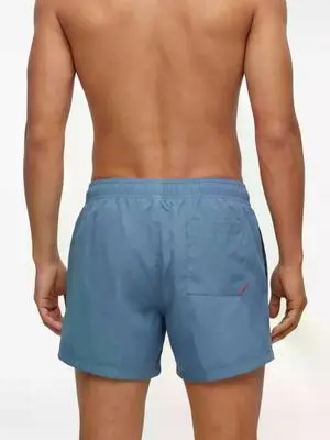 BOSS Logo Print Swim Shorts