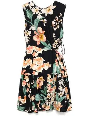 Agua Bendita Round Neck Dresses