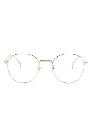 Dunhill Round-frame Eyeglasses - Gold
