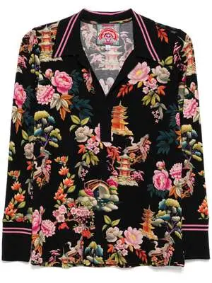 Johnny Was Janie Henley Shirt