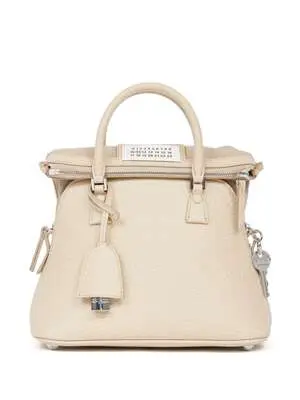 MAISON MARGIELA 5ac Classique Mini Tote Bag - Neutrals
