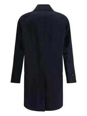 Burberry Camden Heritage Organic Cotton Coat - Blue