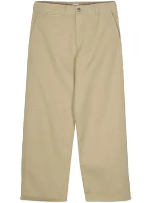Burberry Cotton Wide-leg Trousers
