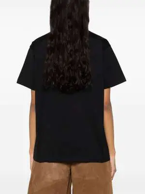 Burberry Check Pocket T-shirt - Black
