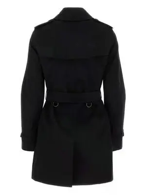 Burberry Chelsea Cotton Trench Coat - Black