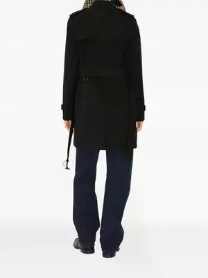 Burberry Chelsea Cotton Trench Coat - Black