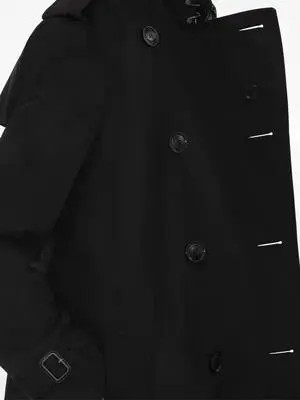 Burberry Chelsea Cotton Trench Coat - Black
