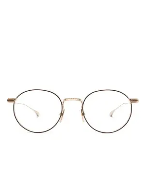 Dita Round Gold Glasses