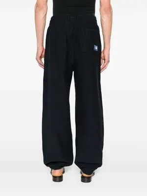 Burberry Logo-patch Cotton Track Trousers