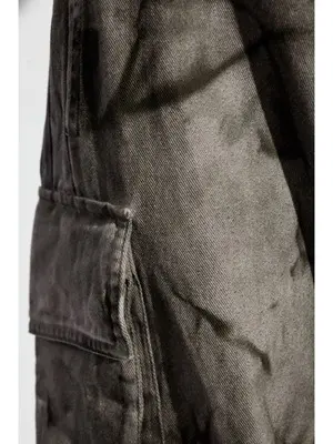 Adidas Camouflage-print Cargo Trousers - Grey