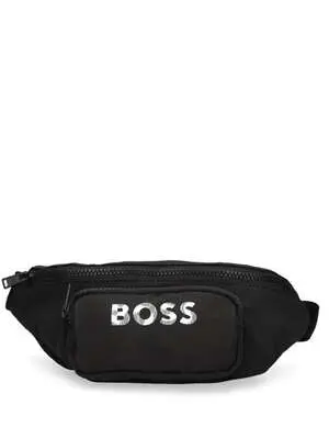 BOSS Logo-print Belt Bag - Black