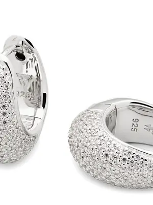 Tom Wood Ice Hoop Earrings - Silver
