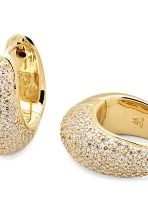 Tom Wood Ice Hoop Earrings - Gold