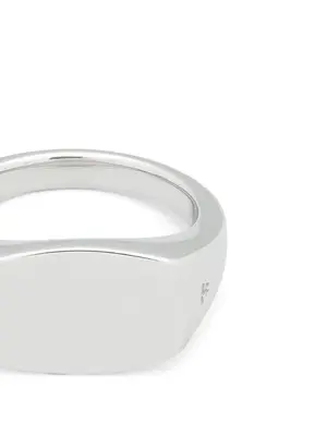Tom Wood Michael Signet Ring - Silver