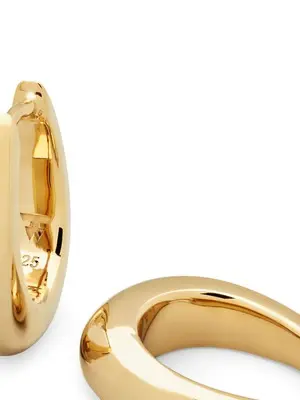 Tom Wood Liz Hoop Earrings - Yellow