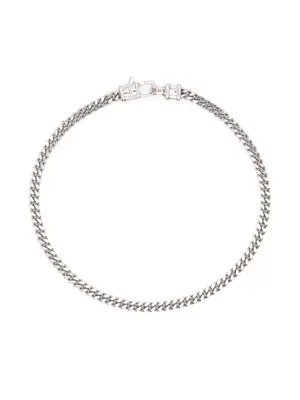 Tom Wood Curb M Bracelet - Silver