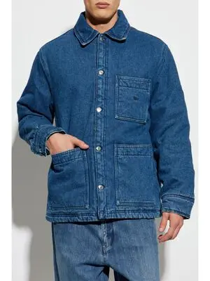 Maison Kitsuné Padded Denim Workwear Jacket