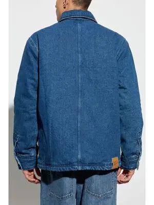Maison Kitsuné Padded Denim Workwear Jacket