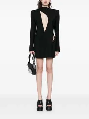 MUGLER Cut-out Tailored Dress