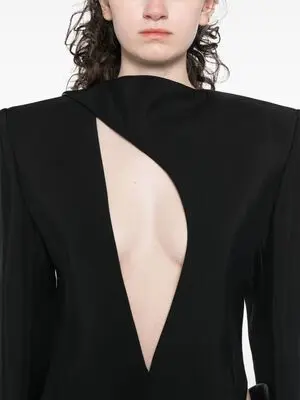 MUGLER Cut-out Tailored Dress