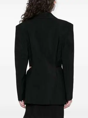 MUGLER Buckled Tailored Blazer