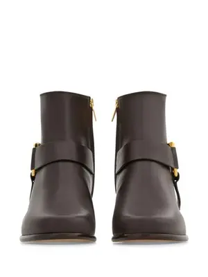 FERRAGAMO Gancini Boots - Brown
