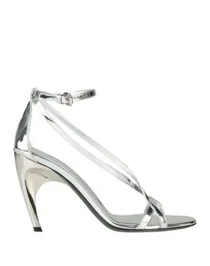 Alexander McQueen Leather Slingback Sandals