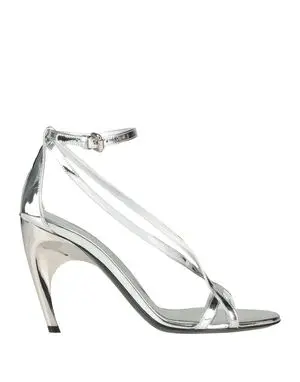Alexander McQueen Leather Slingback Sandals