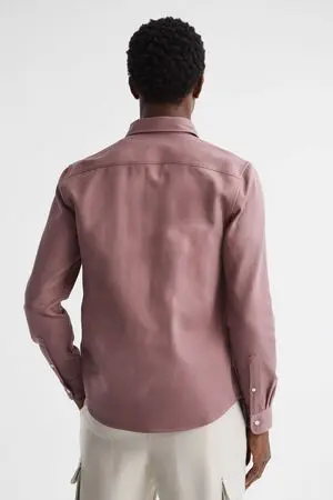 REISS Arlowoodrose Arlo Cotton Canvas Overshirt