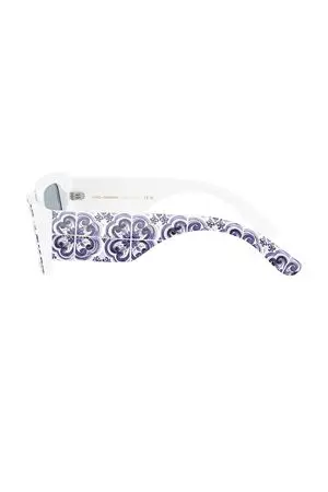 Dolce & Gabbana Rectangular Sunglasses - Blue Multi