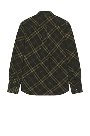 Burberry Long Sleeve Casual Shirt In Grey