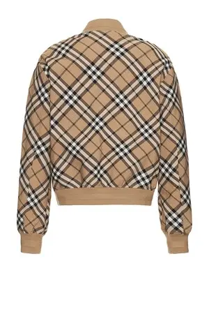 Burberry Check Bomber Jacket