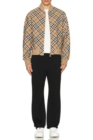 Burberry Check Bomber Jacket