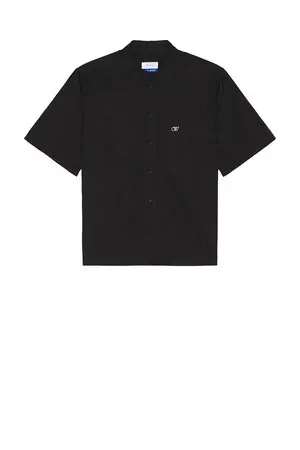 Off-White Embroidered Summer Heavycot Shirt - Black