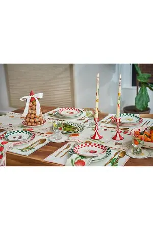 MISETTE Hand Painted Ceramic Candleholder