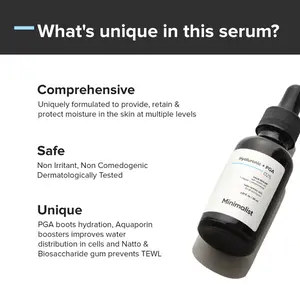 MINIMALIST Hyaluronic + Pga 02% Face Serum