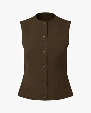 WeWoreWhat Button-down Vest